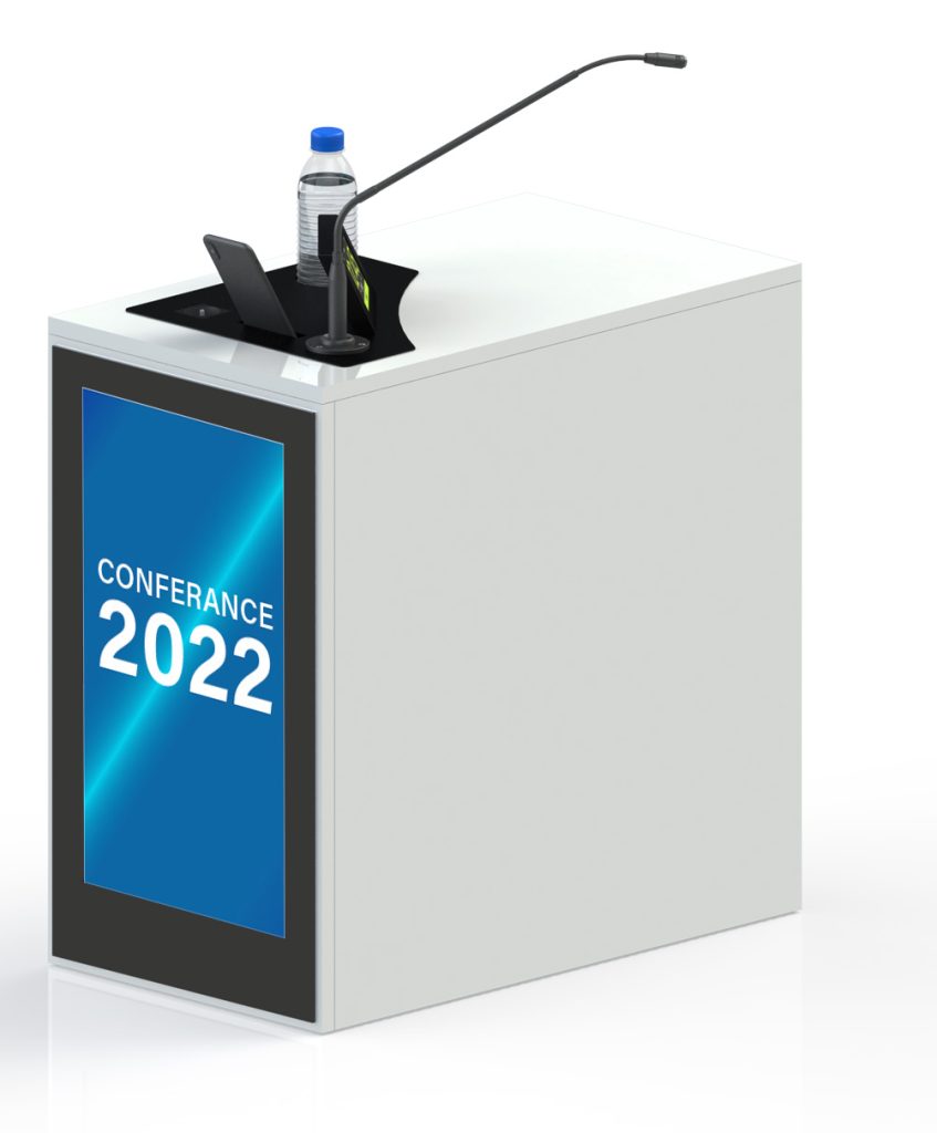 DS24T Digital Panel Discussion Stand - Digital Signage | TEMAS TECHNOLOGY